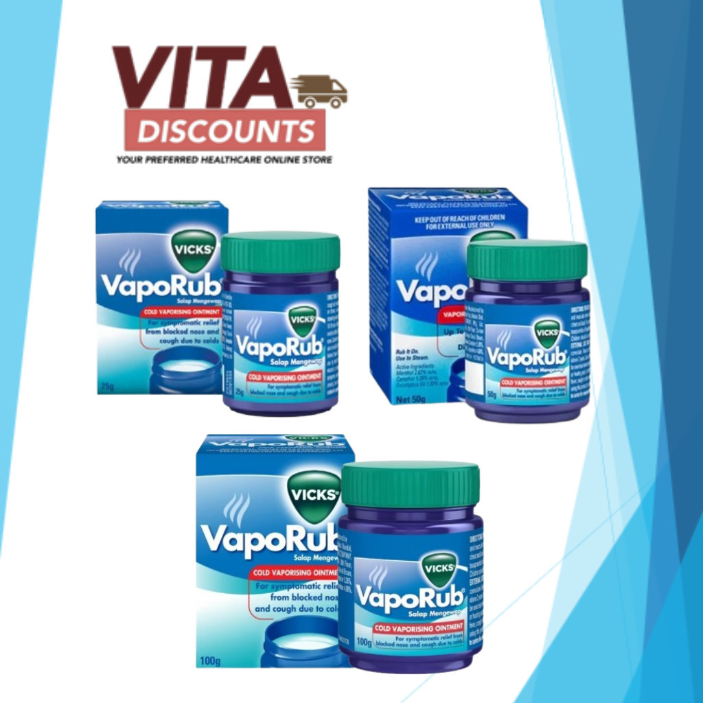 VICKS VAPORUB OINTMENT 25G/50G/100G EXP03/2026 | Shopee Malaysia