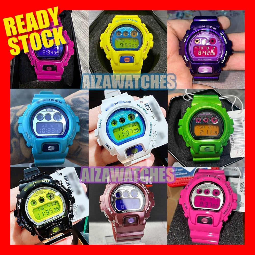 Hot G SHOCK W900 Eminem NB7 CERMIN KACA Putih White JAM TANGAN LELAKI ...