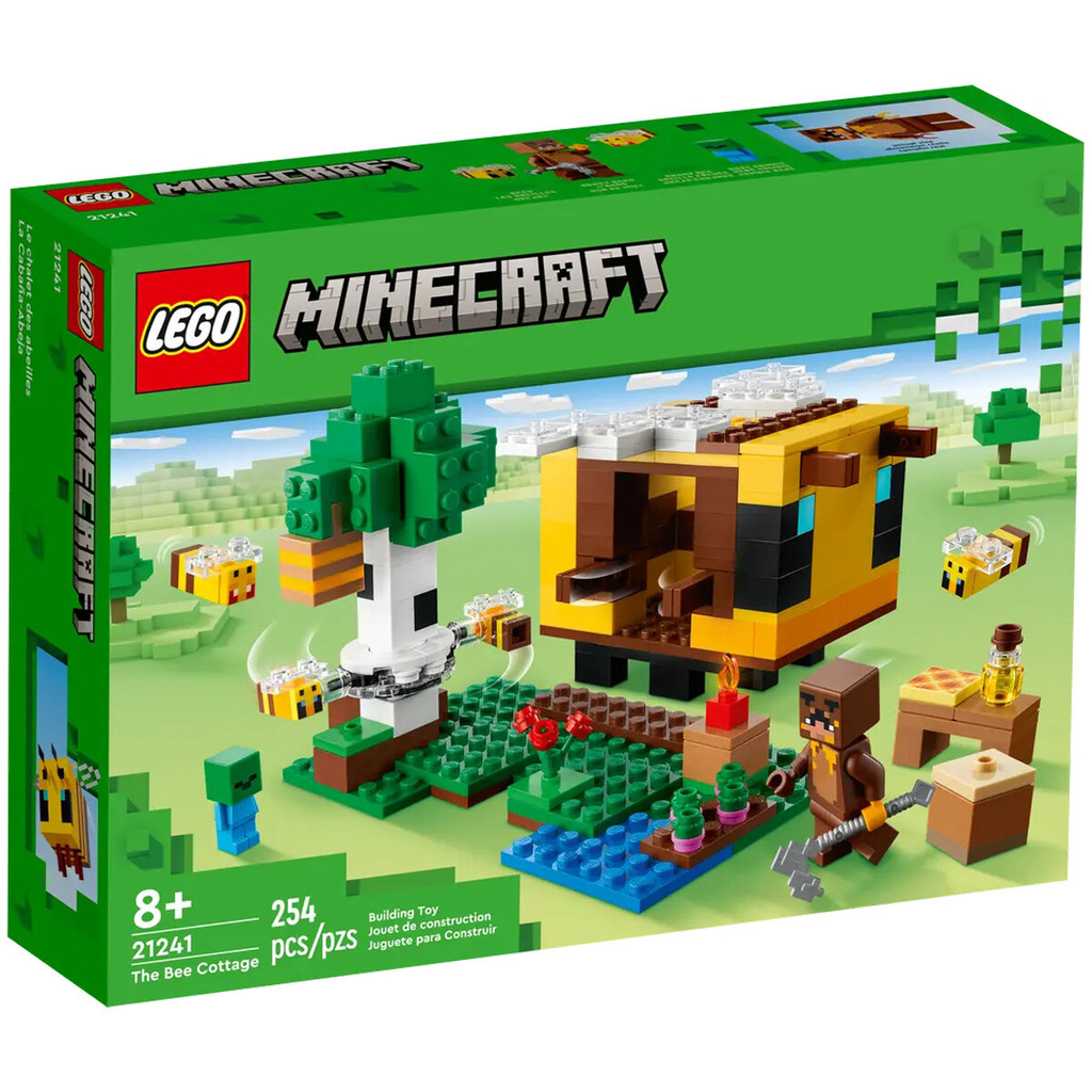 (BrickBoy) 21241 LEGO Minecraft The Bee Cottage | Shopee Malaysia