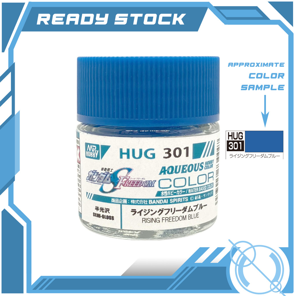 Mr Hobby HUG301 - Aqueous Gundam Seed Freedom Rising Freedom Blue ...