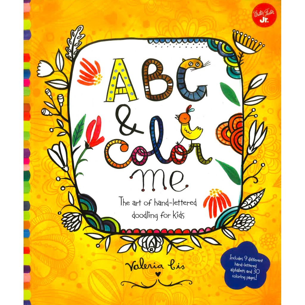 (BBW) ABC & COLOR ME : THE ART OF HAND-LETTERED DOODLING FOR KIDS (ISBN ...