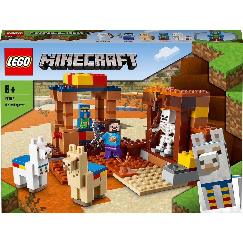LEGO Toy Minecraft Villager Trading Post Boys Girls Minecraft Children ...