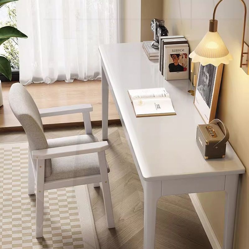 JY-8/Solid Wood Desk Simple Long Table Home Office Long Desk Small ...