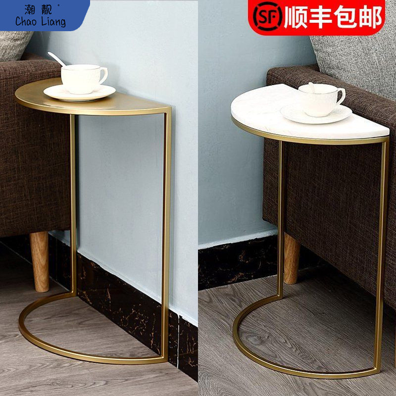 JY-8/Semicircle Side Table Mini Corner Table Narrow Nordic Wall c Shape ...