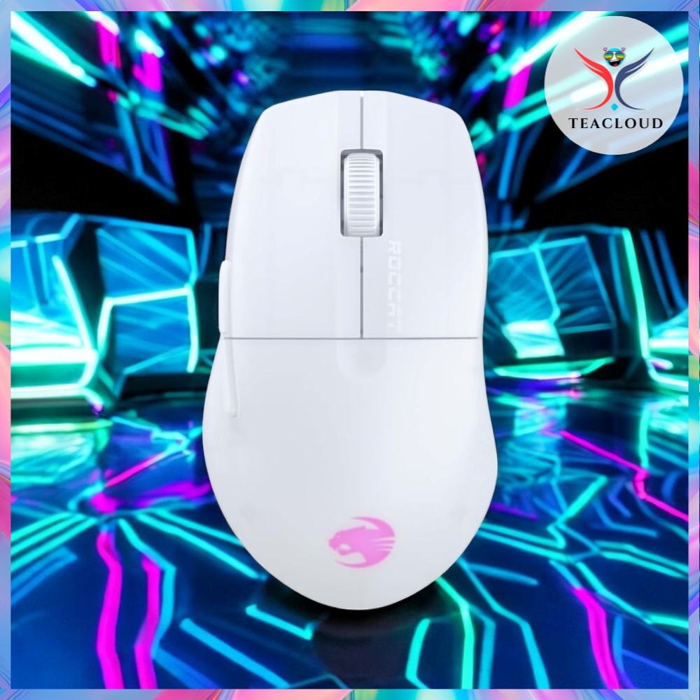 ROCCAT Gaming Mouse PURE AIR Ultra Lightweight 54g Wireless White/White ...