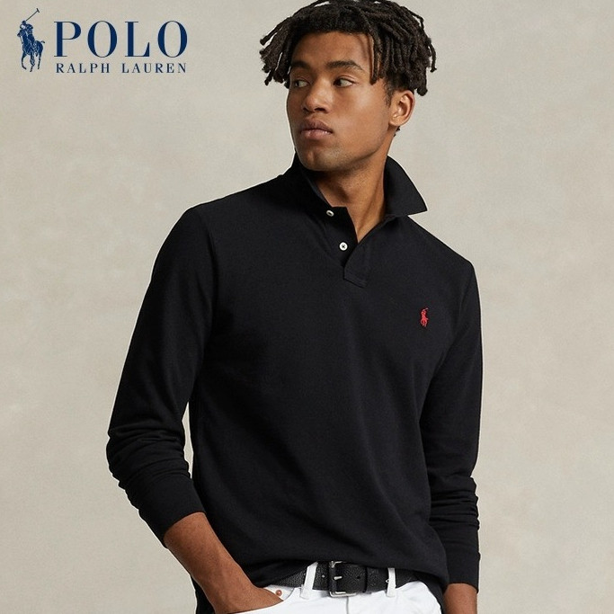 Polo Ralph Lauren 100% ORIGINAL RL Cotton Embroidered Bottom Shirt Men ...