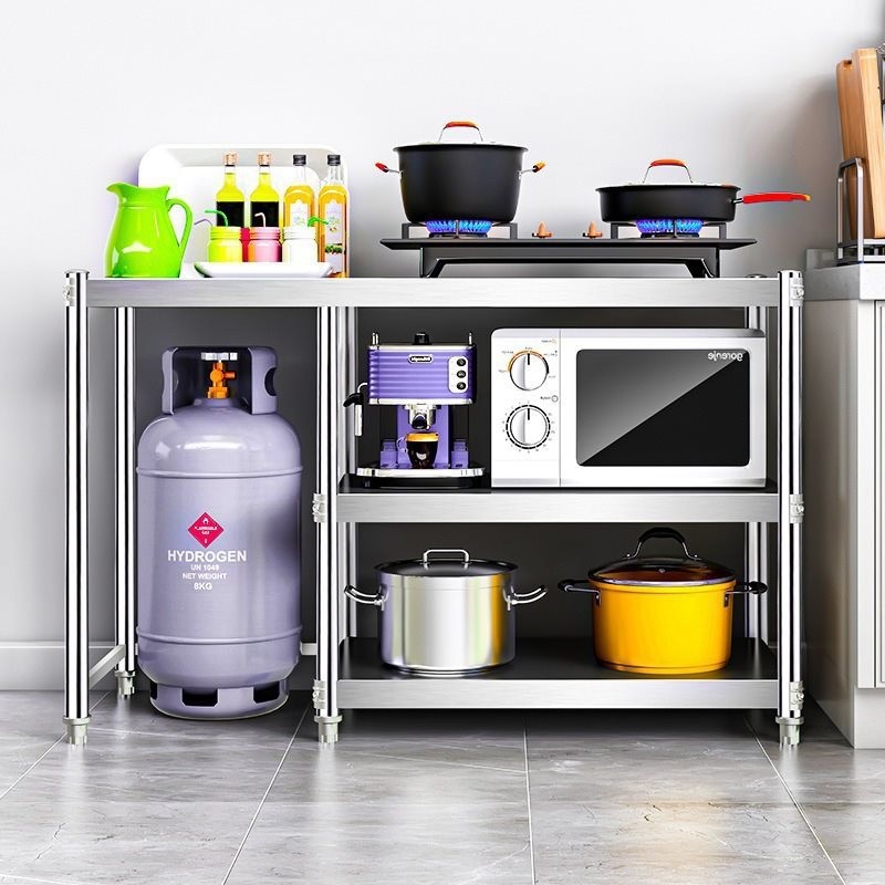JY-8/H1F2X Gas Cooker Shelf Floor Stainless Steel Storage Rack Storage ...