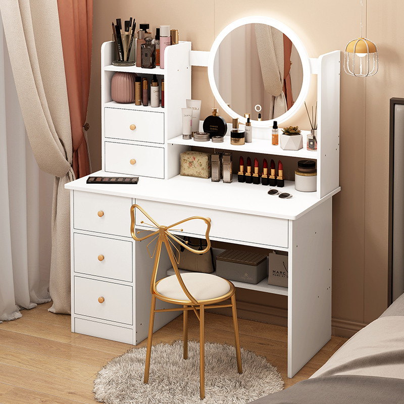 JY-8/#Dressing Table Bedroom Home Modern Simple Makeup Desk Mirror ...