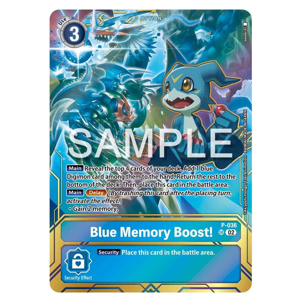 Digimon TCG Blue Memory Boost! (P-036) AA (JP) | Shopee Malaysia