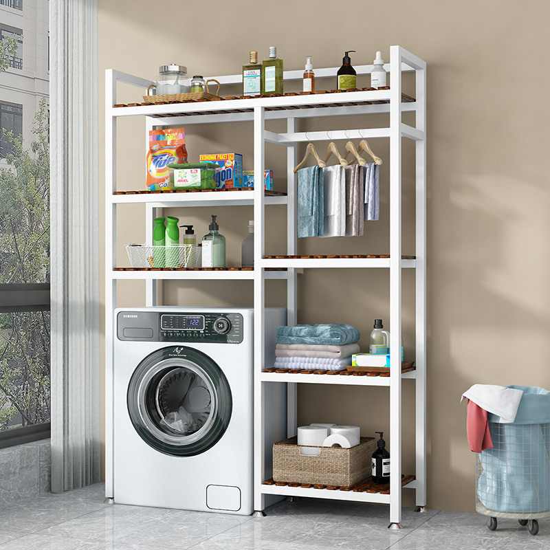 JY-8/km@Washing Machine Storage Rack Floor Balcony Storage Rack ...
