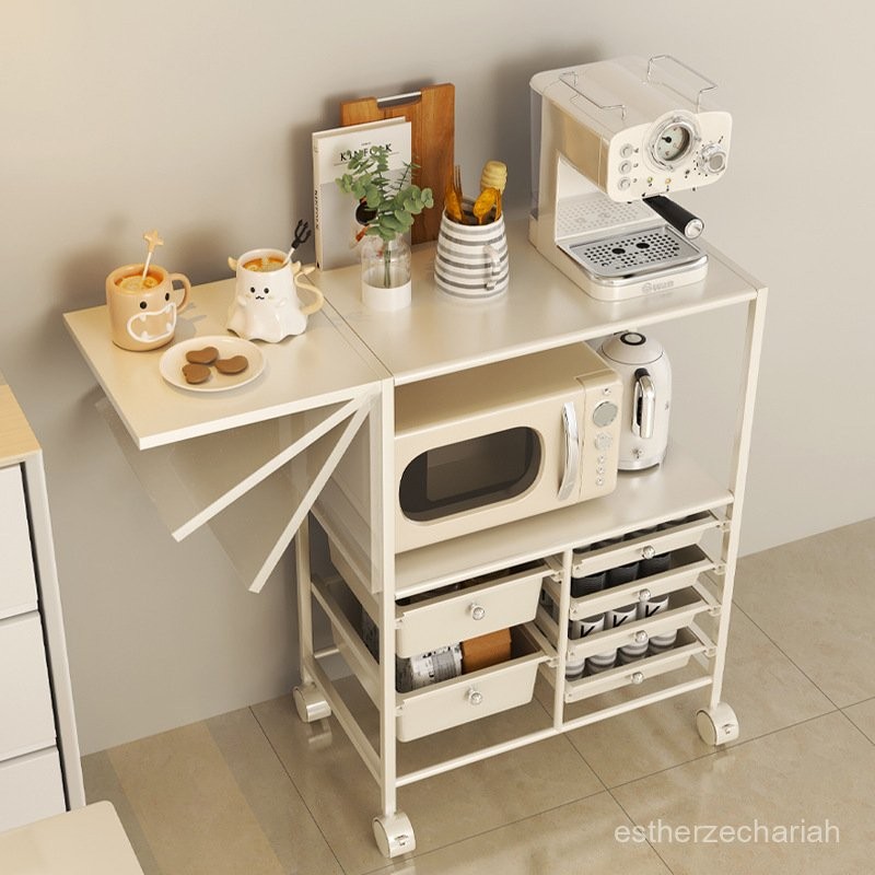 J-H/Kitchen Microwave Oven Storage Rack Coffee Machine Display Stand ...