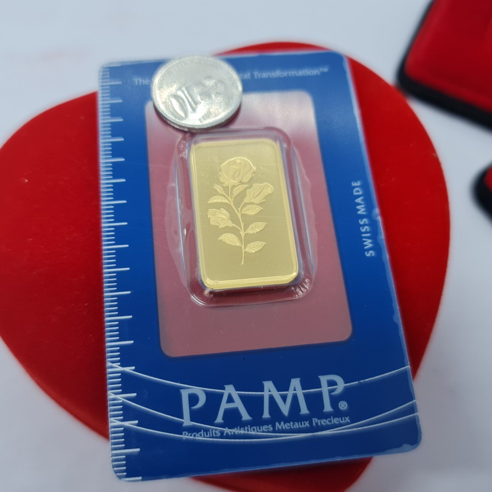 Pamp Gold Bar Bunga Rose G20 Gram 1.6 cm Pd 300143 P499 N | Shopee Malaysia