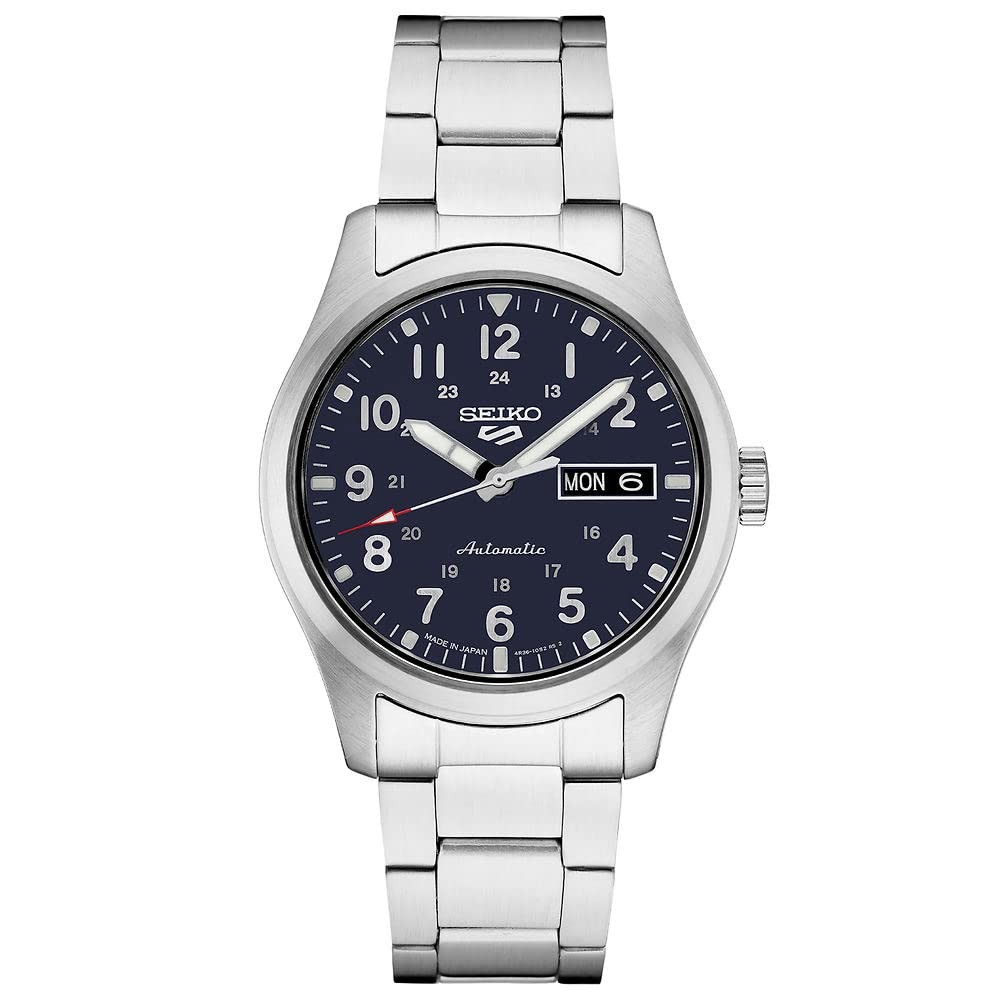 SEIKO Men's Automatic Watch - 5 Sports - Day/Date Calendar, LumiBrite ...