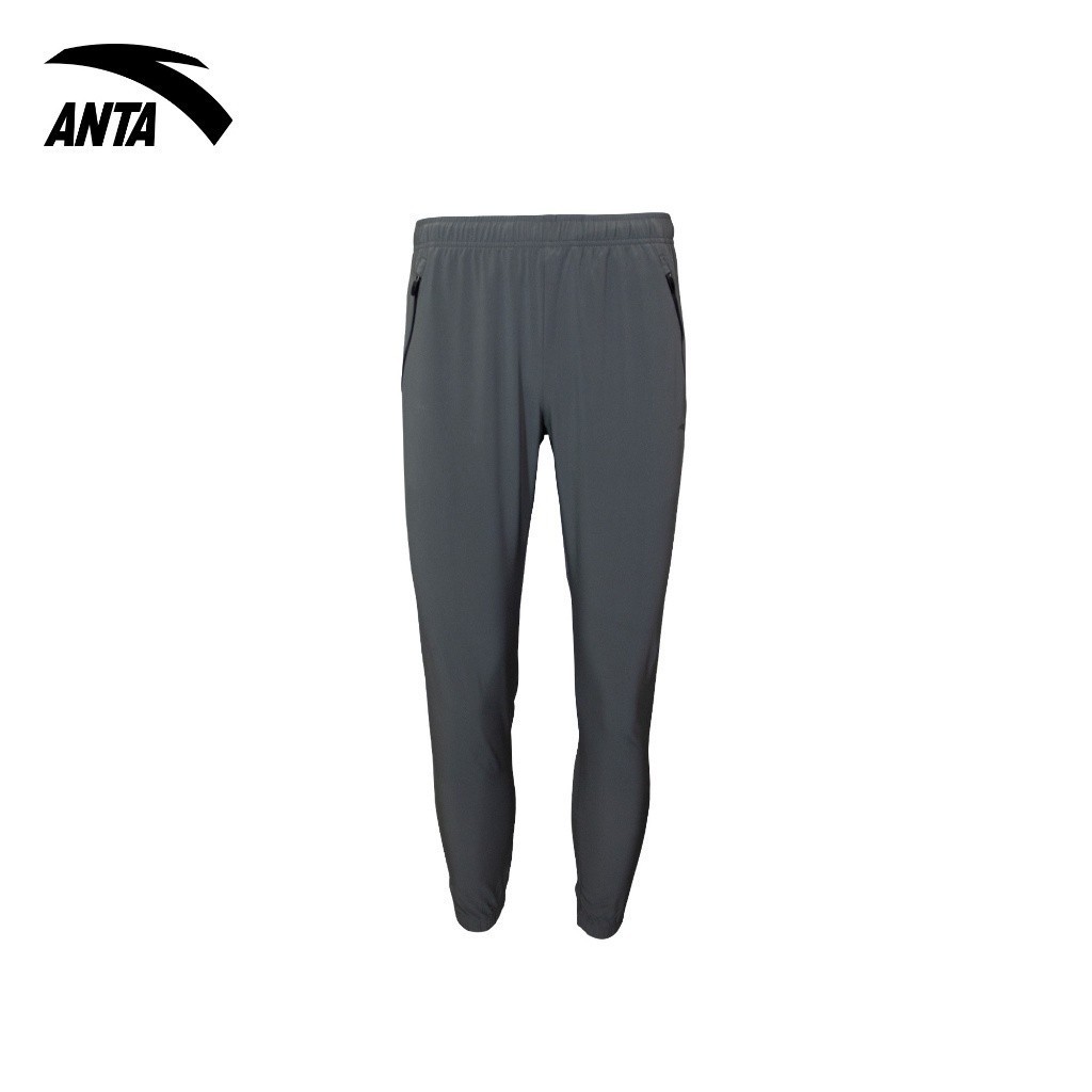 ANTA Men A-CHILL TOUCH Cross-training Woven Track Pants-Soil Green ...