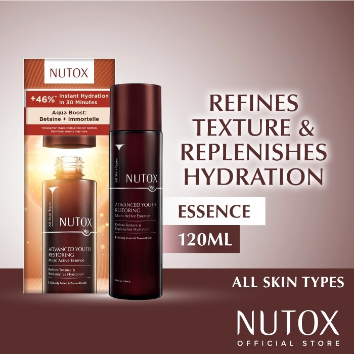 Nutox Advanced Youth Restoring Micro Active Essence 120ml (All Skin ...