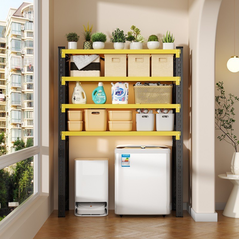 J-H/Balcony Washing Machine Storage Rack Washing Machine Top Shelf ...
