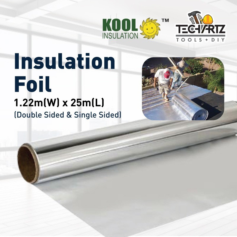 KOOL INSULATION Double Sided & Single Sided Insulation Foil Reinforced ...
