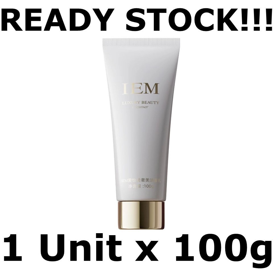 IEM Luxury Beauty Cleanser Foam 100g Amino-acids Makeup Remover Alcohol ...