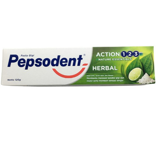 Pepsodent Herbal Toothpaste - 3 x 120g, Natural Ingredients, Fresh ...