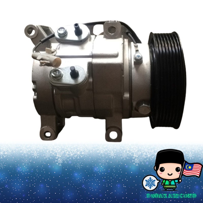(6month warranty)Toyota Hilux Vigo KUN25 compressor air cond pump 7PK ...