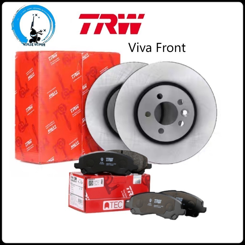 Original TRW - Perodua Viva Front Disc Rotor With Brake Pad | Shopee ...