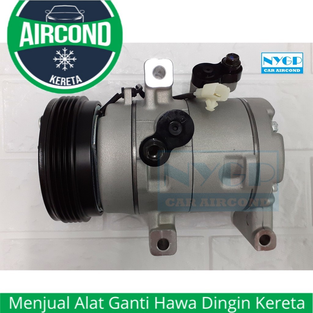 ⚠️ ALZA TYPE FOR MYVI LAMA ⚠️ PERODUA MYVI 1.3 2006 DENSO CHINA AIRCOND ...