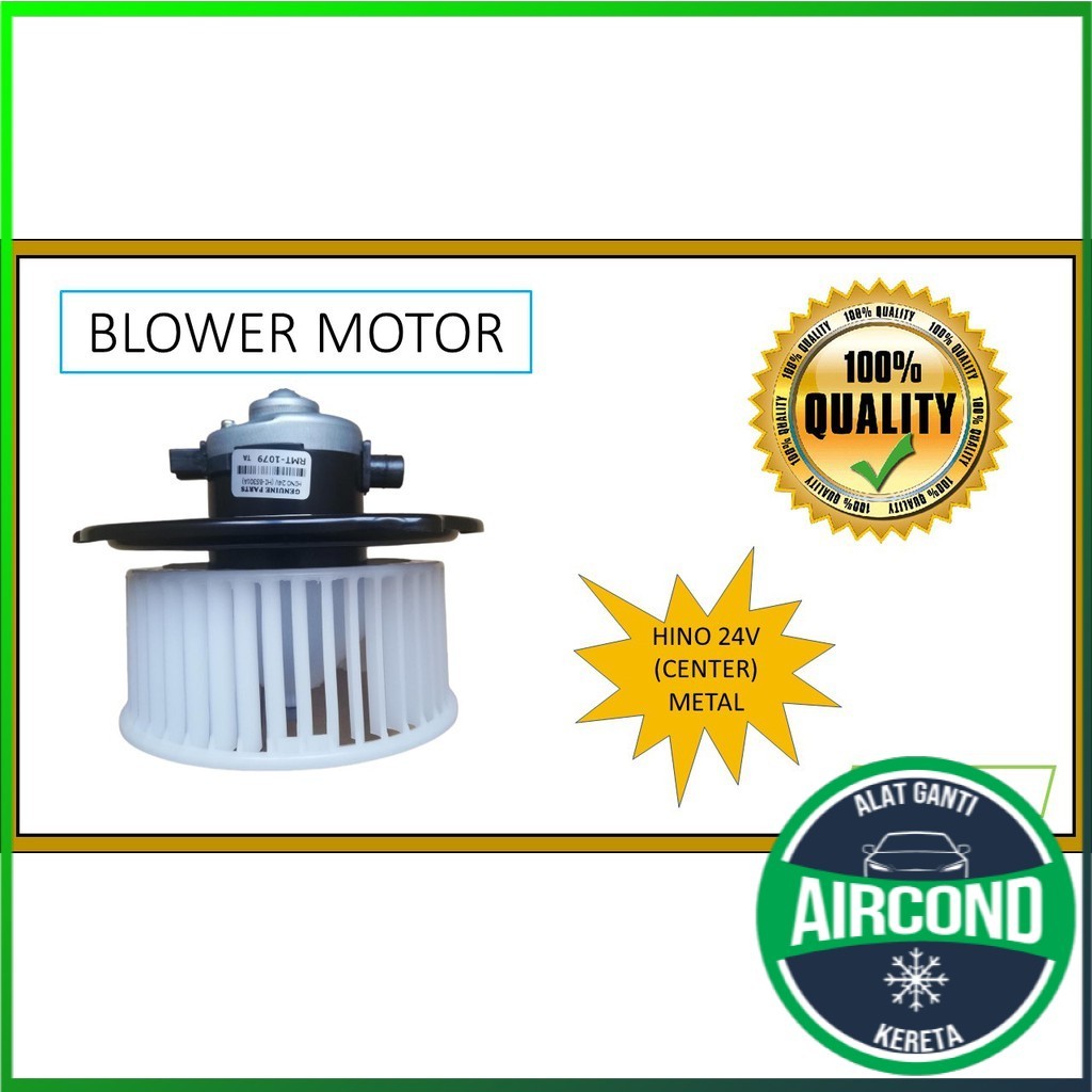 BLOWER MOTOR- HINO 24V (CENTER) METAL (RMT-1079) ACK | Shopee Malaysia