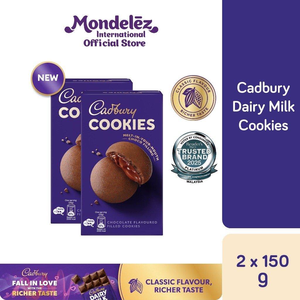 [Bundle of 2] Cadbury Cookies (150g) | Shopee Malaysia