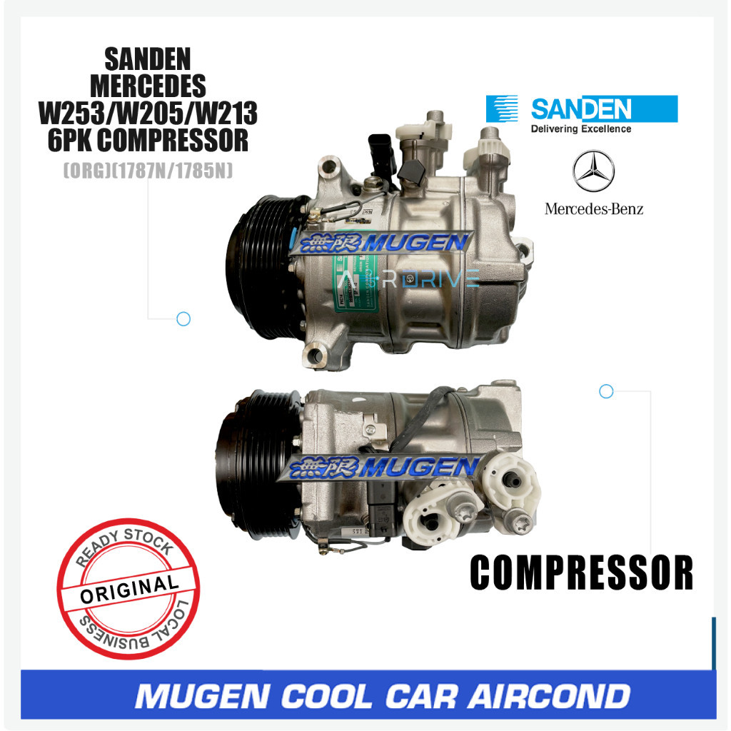 MGC ORIGINAL SANDEN MERCEDES BENZ W253 /W205 /W213 /W222 /W238 6PK ...