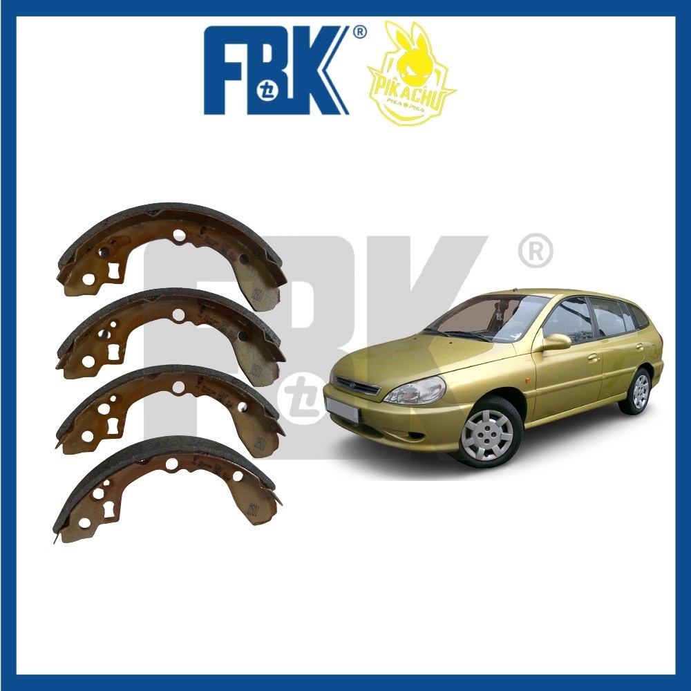 Original FBK Brake Shoe Rear - Kia Rio DC | Shopee Malaysia