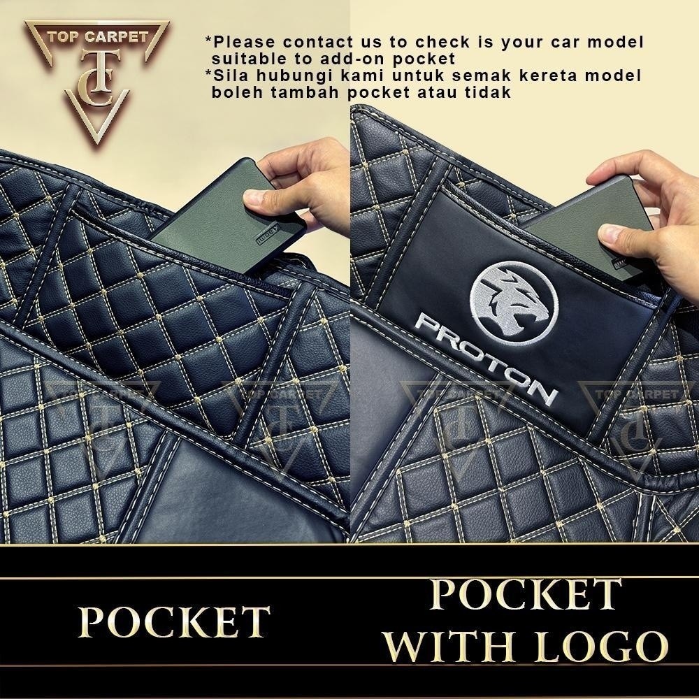 Top Carpet [ ADD-ON SIDE POCKET ] Custom Add On Front Side Pocket Or ...