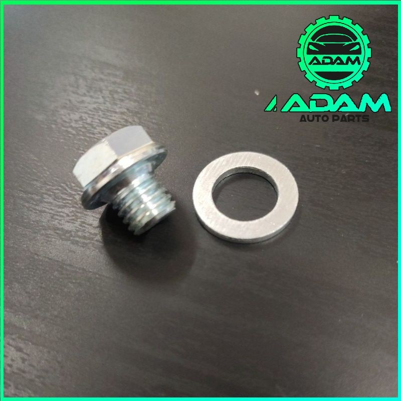 bolt nut auto oil pan with washer 10mm (kun25 ,camry) | Shopee Malaysia