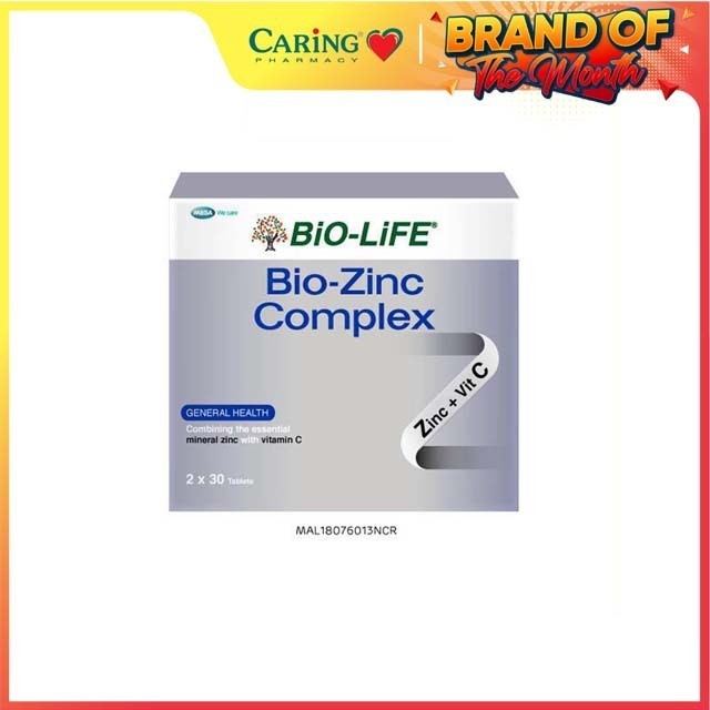 BIO-LIFE BIO-ZINC COMPLEX TABLET 30S × 2 | Shopee Malaysia