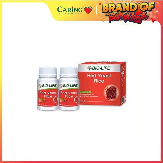BIO-LIFE RED YEAST RICE (30S × 2) | Shopee Malaysia