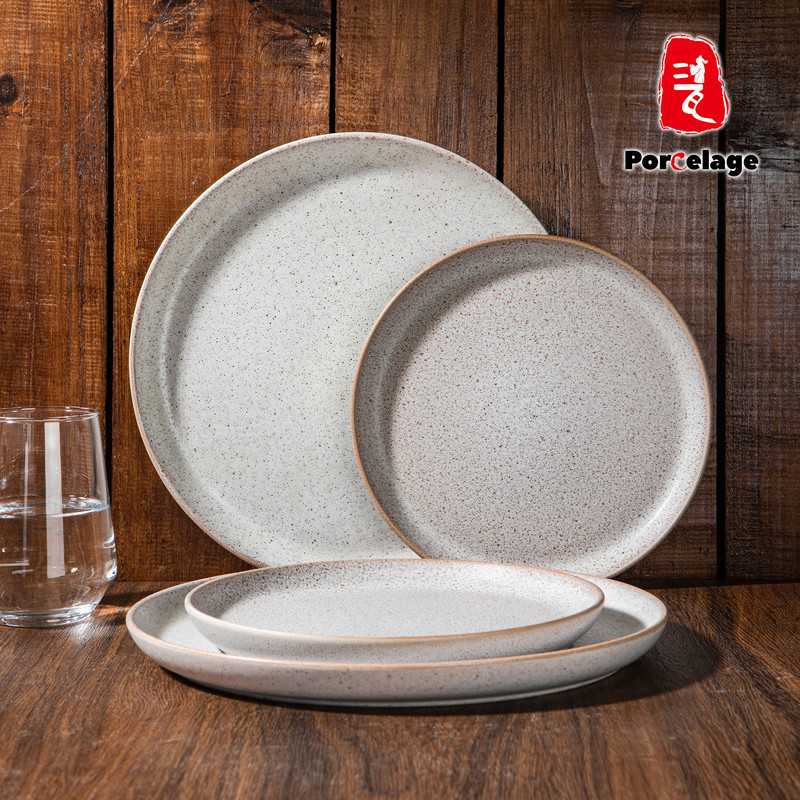 [Porcelage] Denmark Copenhagen Winter Streets ceramic dinnerware set ...