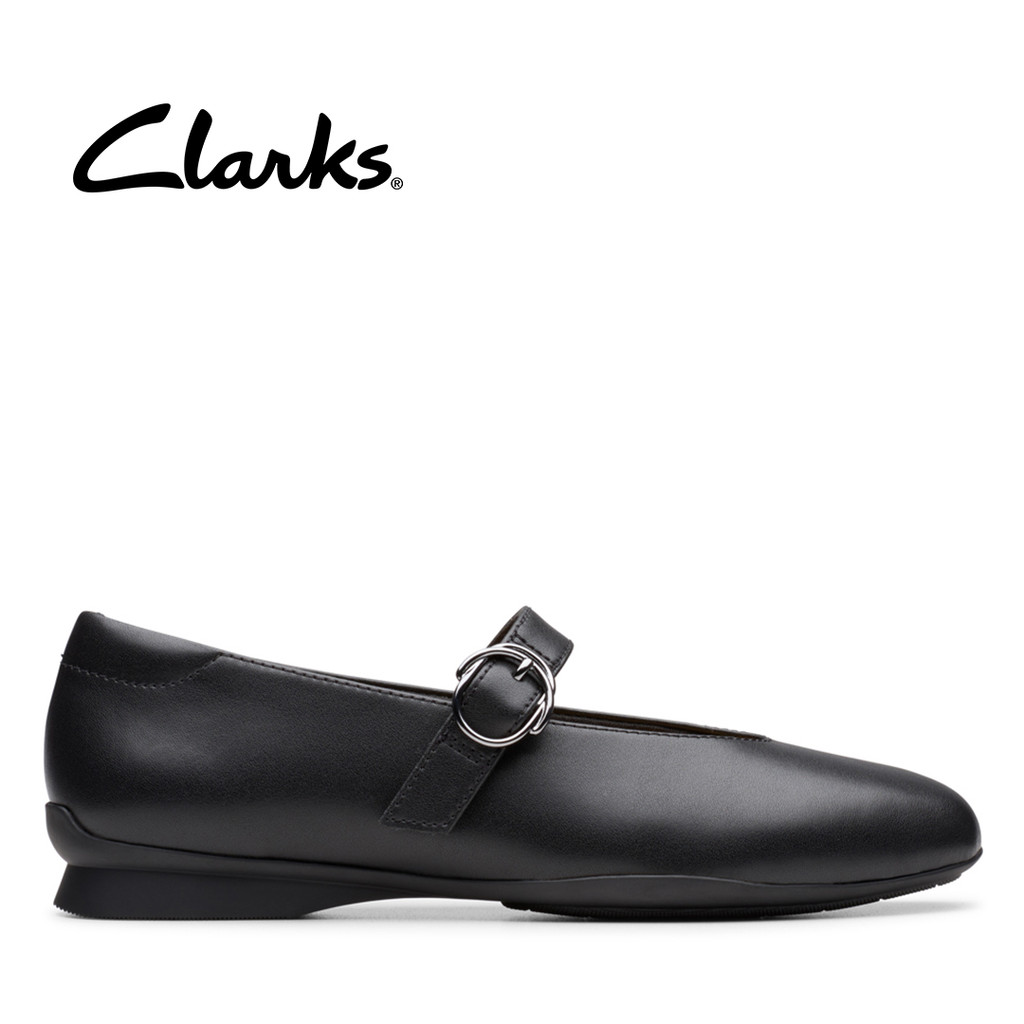 Clarks Womens Jazmynn Iris Black Leather Kasut Perempuan | Shopee Malaysia
