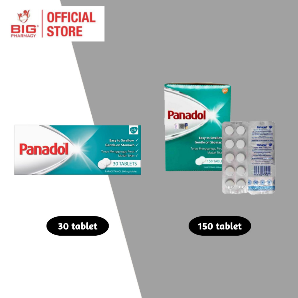 Panadol Regular ( 30 Tablet,150 Tablet) | Shopee Malaysia
