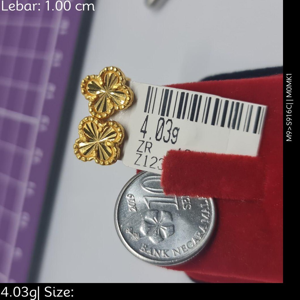 Emas916, Subang Cover Vc 1.0 cm Pd 1232 P543 N | Shopee Malaysia