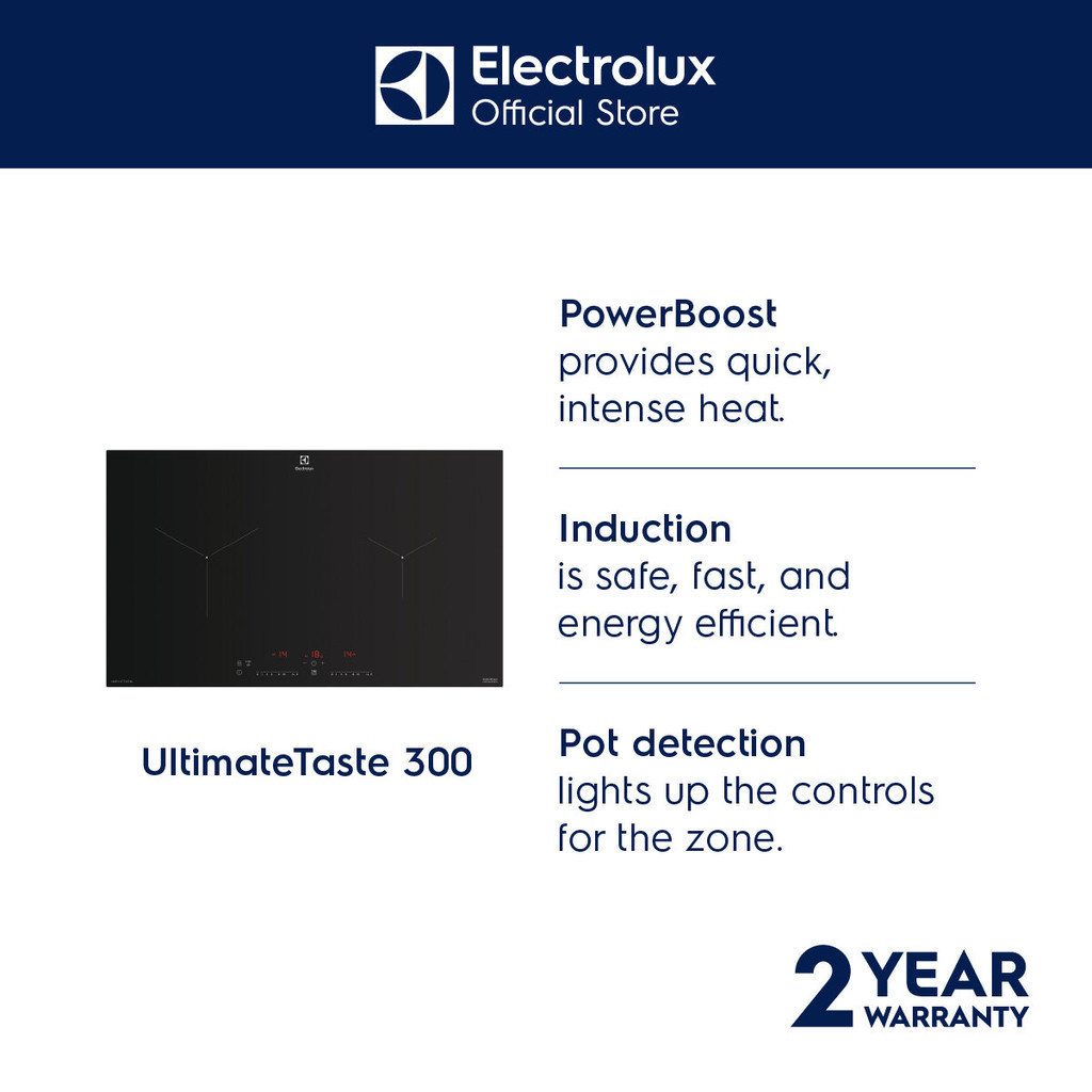 Electrolux Built-In Induction Hob (70cm) EHI7260BB | Shopee Malaysia