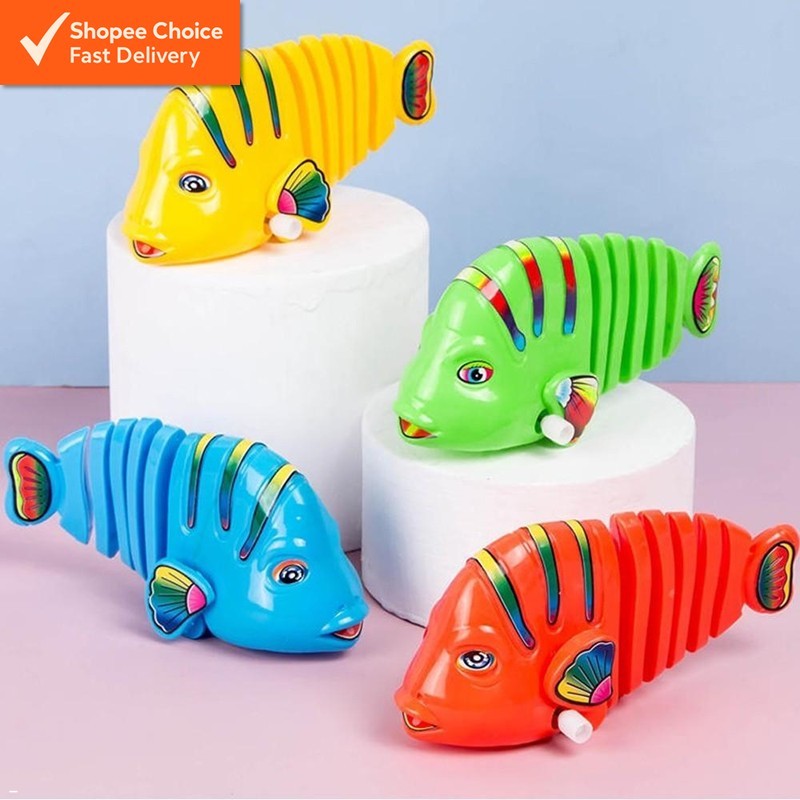 Aikoky Clockwork Fish Toy – 1PC Wind-Up Swimming Fish for Kids Bath ...
