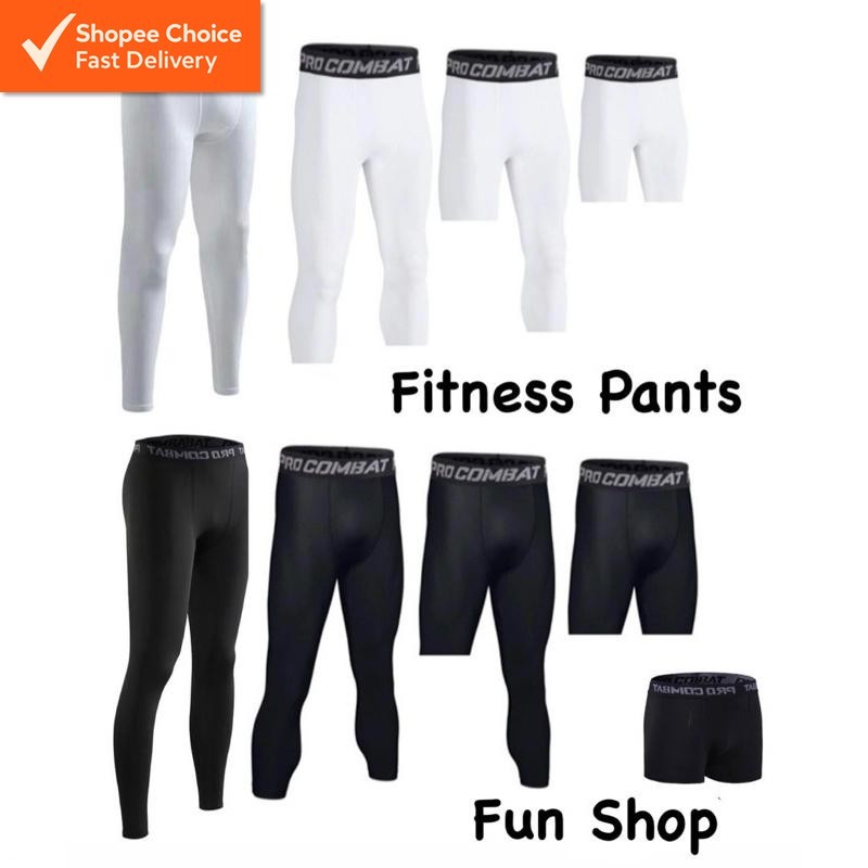 Men's Fitness Tight Pants | Quick-Dry Gym Wear | Inner Compression ...