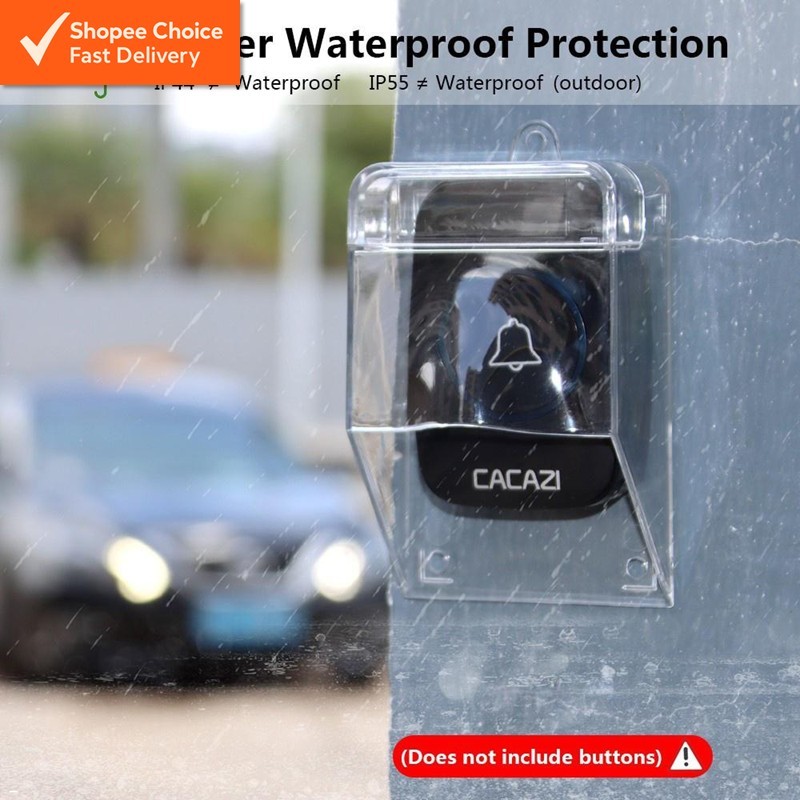 Universal Doorbell Cover | Waterproof Wireless Button Protector ...