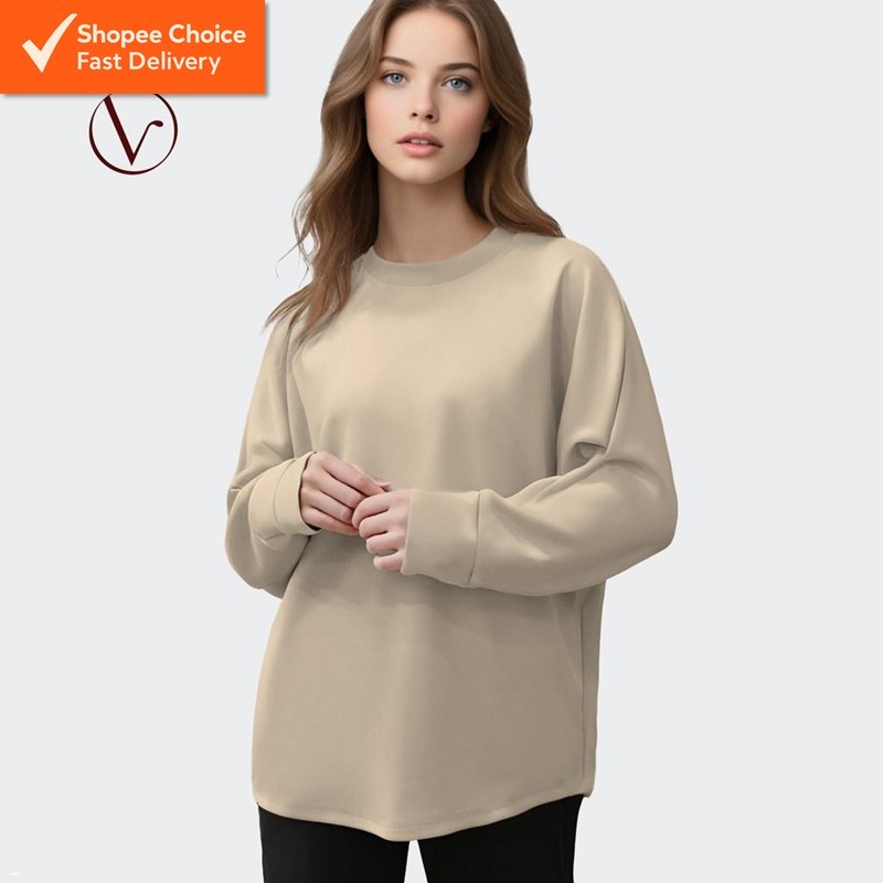 ELGINI Vermillion V17017 Scuba Batwing Blouse – Free Size Fits M to L ...