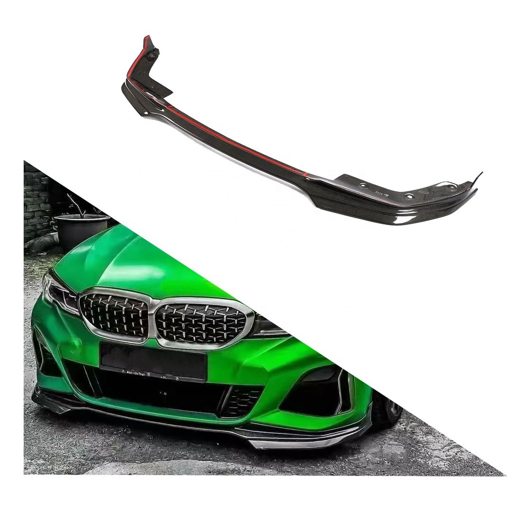 M Sport Carbon Fiber G20 Car Front Lip Splitter for Bmw G20 330i M340i ...