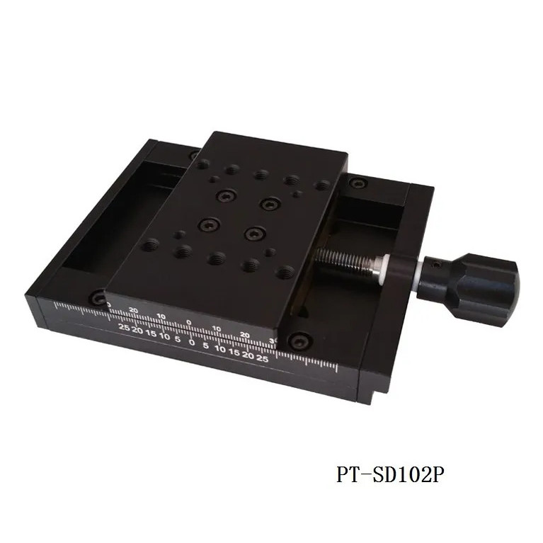 PT-SD102P/PT-SD102PS manual translation stage 50mmX-axis sliding stage ...