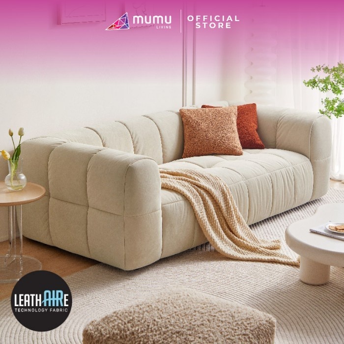 [MUMU Living] Marshmallow 2 Seaters Sofa Sofa | Shopee Malaysia