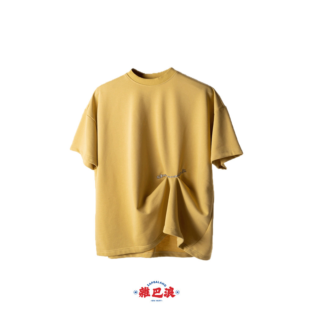 Zapbalang Mini Mart: Doubleback | Pin Up Oversize Tee (Brownish Yellow ...
