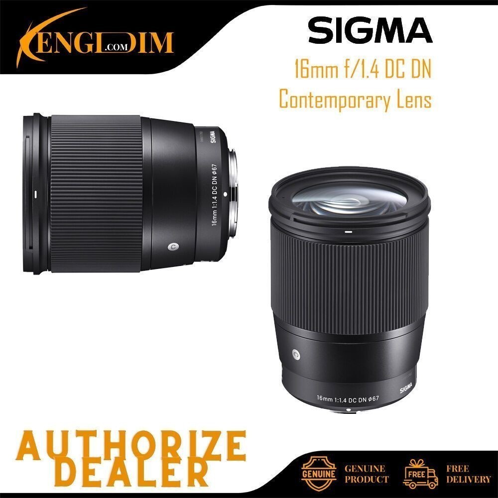 Sigma 16mm f/1.4 DC DN Contemporary Lens(SIGMA MALAYSIA 2 YEARS WARRANTY) | Shopee Malaysia