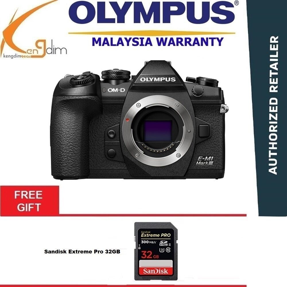 Olympus OM-D E-M1 / EM1 / EM1M3 / Mark III Mirrorless Digital Camera ...