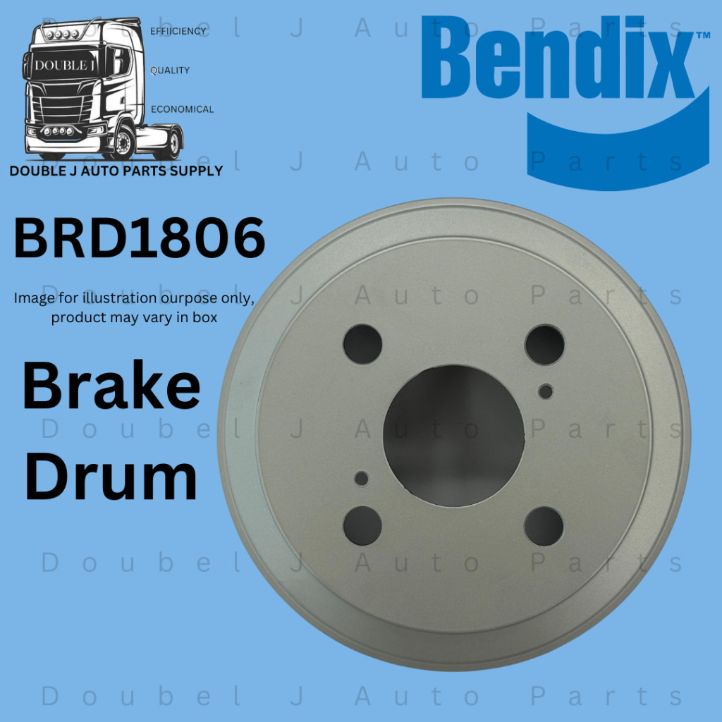 Bendix Rear Brake Drum Original for Proton Saga BLM, FL, FLX BRD1806 ...